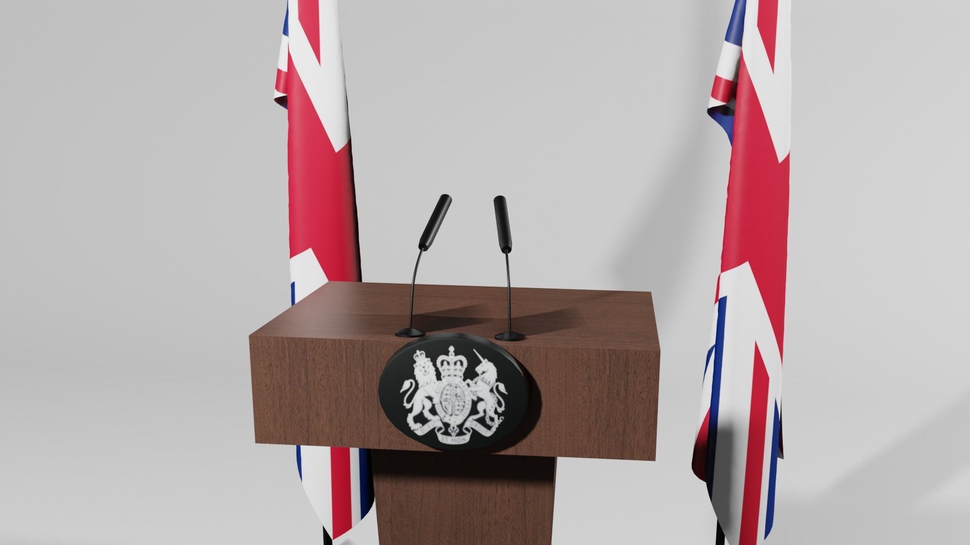 3D model English Presidential podium VR / AR / low-poly | CGTrader