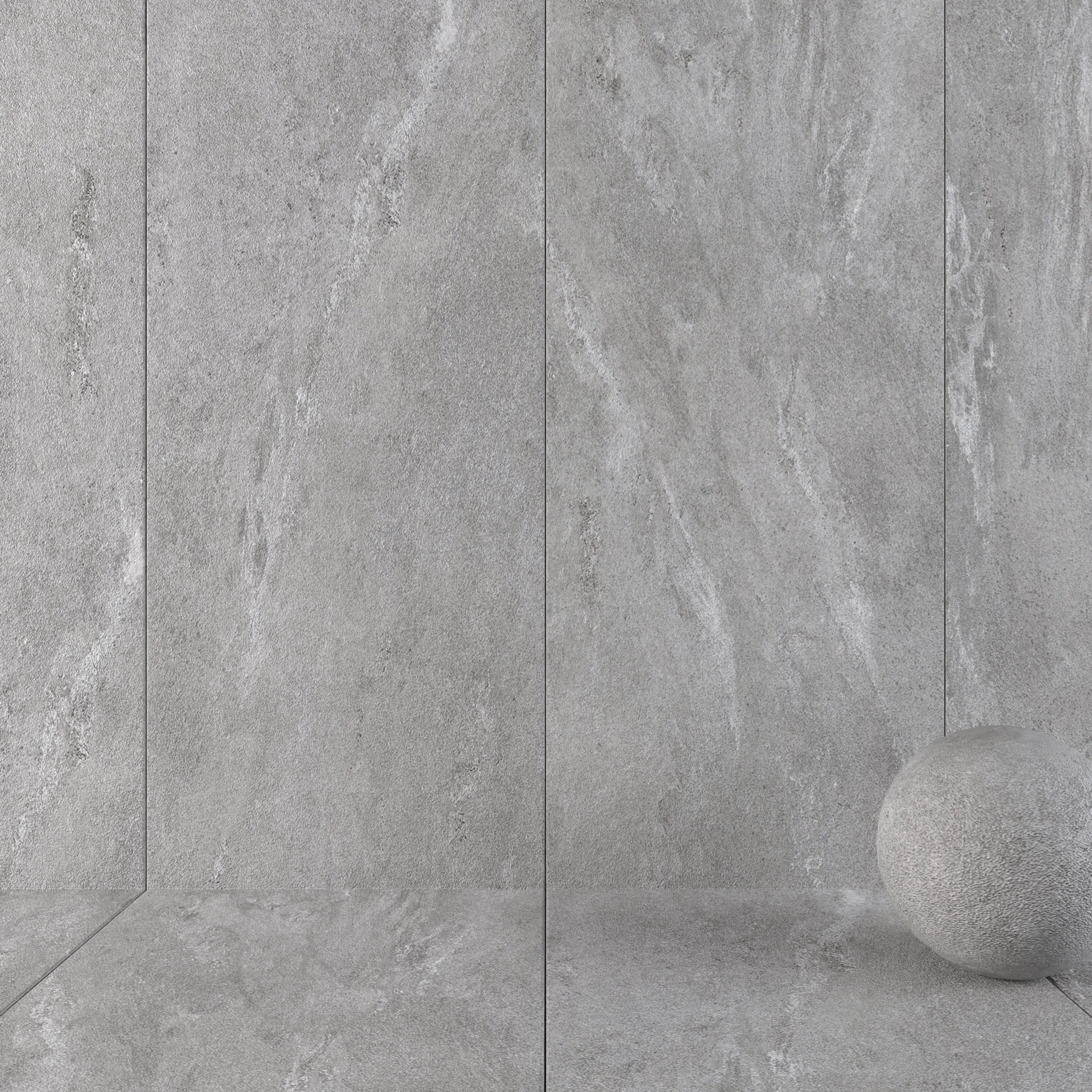 Stone Wall Tiles Tierra Grey 120x270 Texture | CGTrader