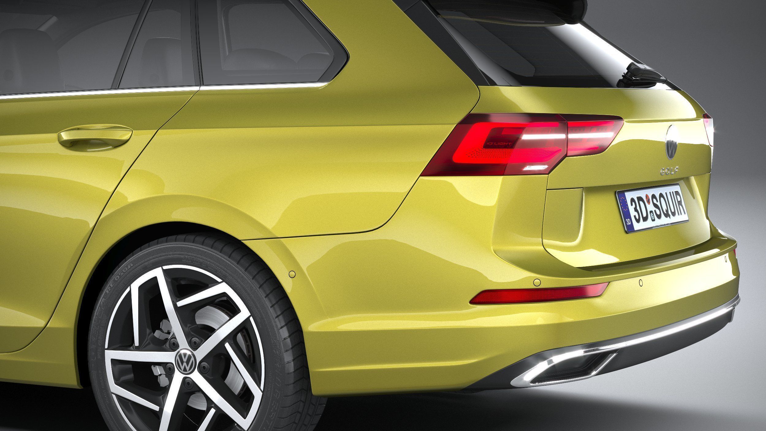 Volkswagen Golf Variant Basic 2021 3D model | CGTrader