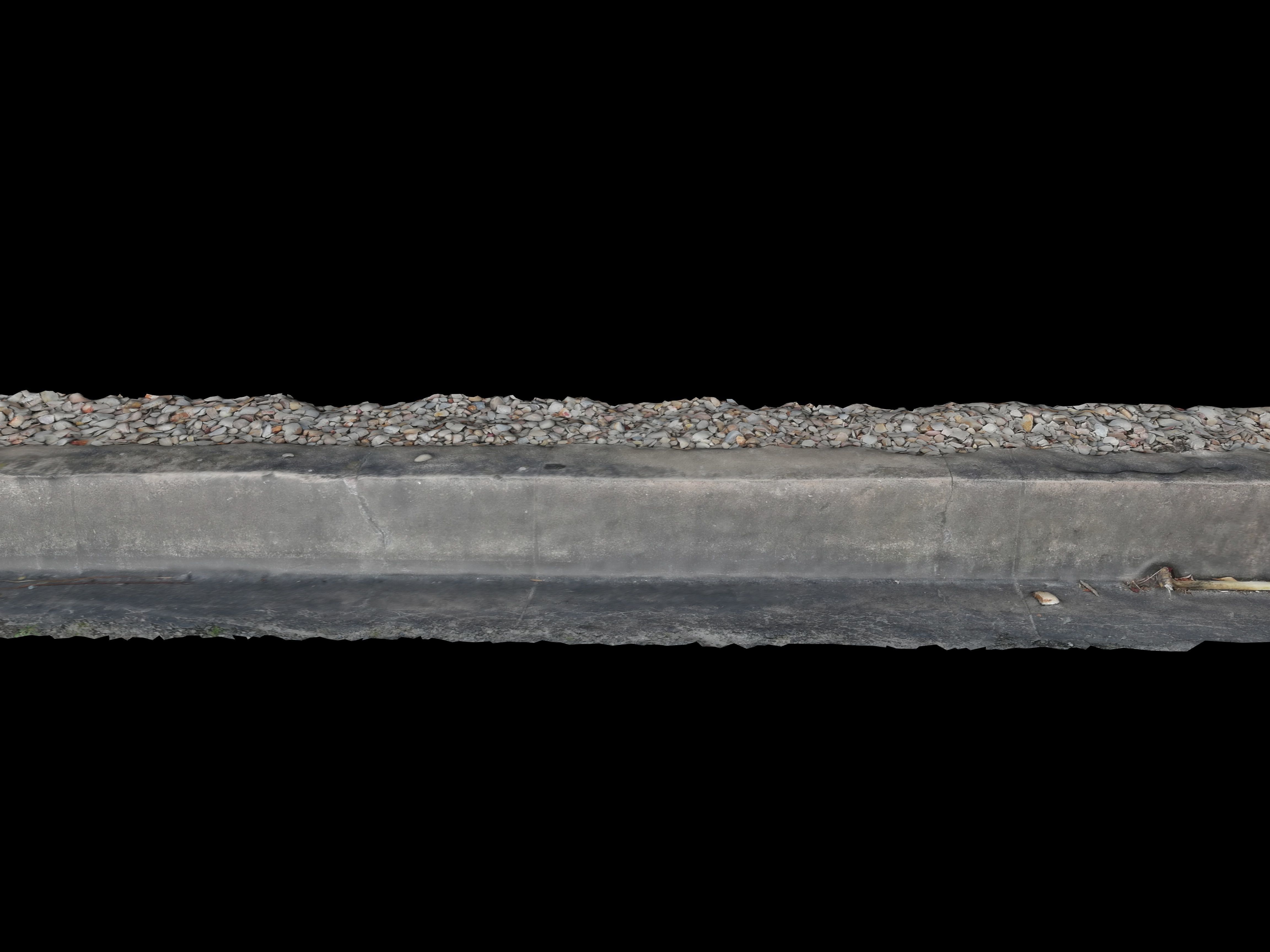 Curb Sidewalk Road curb - Photogrammetry 3D model | CGTrader