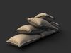 Low poly Sandbag Pack 200203 free VR / AR / low-poly 3D model | CGTrader