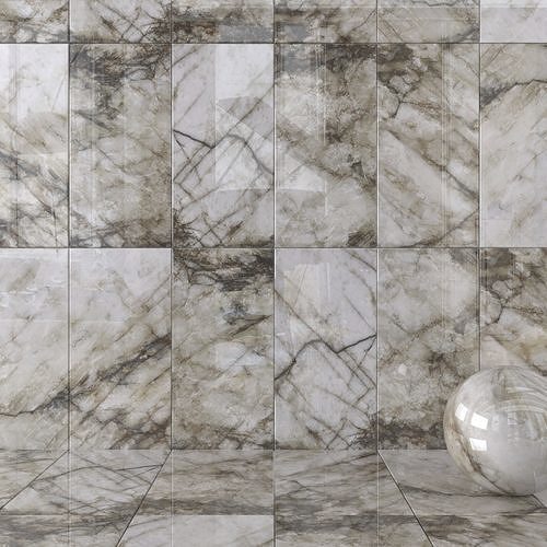 Wall Tiles Museum Crystal Thunder 60x120 Set 2 Texture | CGTrader