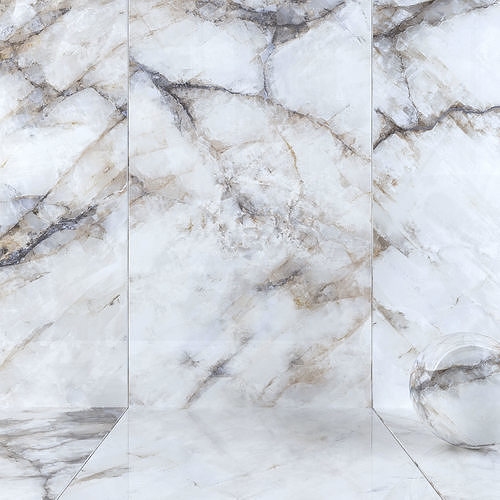 Wall Tiles Museum Crystal White 160x320 Set 2 Texture | CGTrader