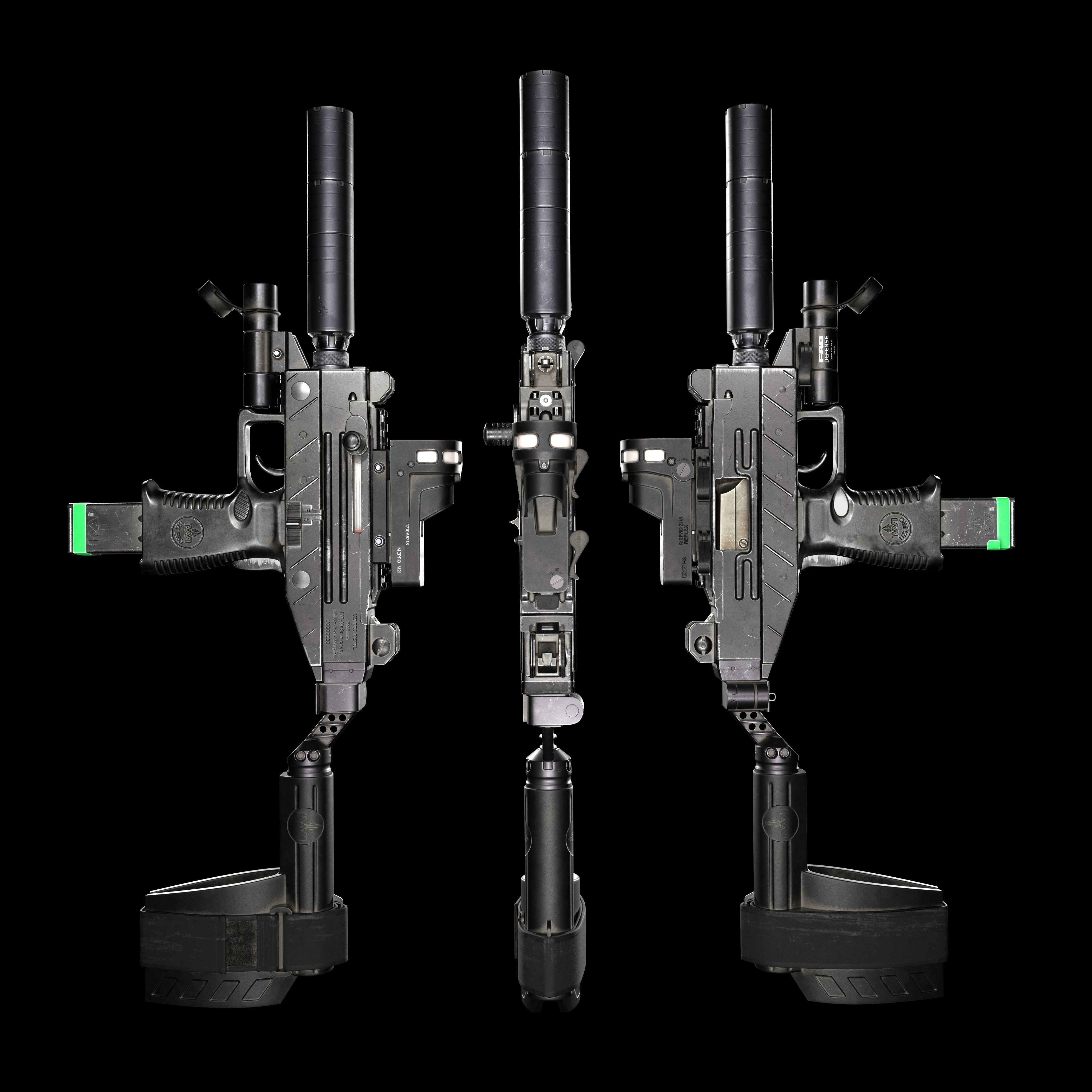 3D model UZI PRO VR / AR / low-poly | CGTrader