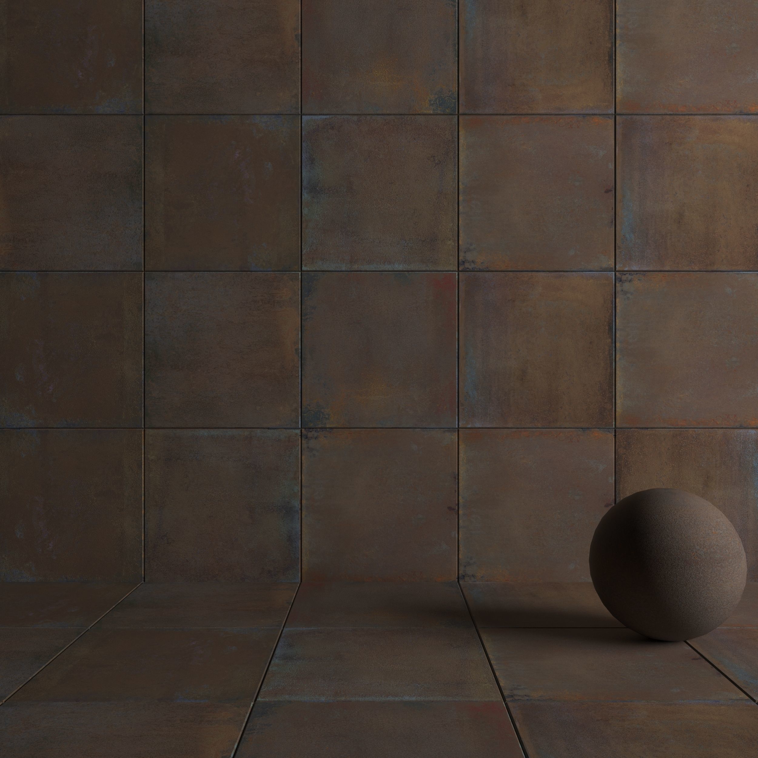 Wall Tiles Museum Iron Oxide 80x80 Texture | CGTrader