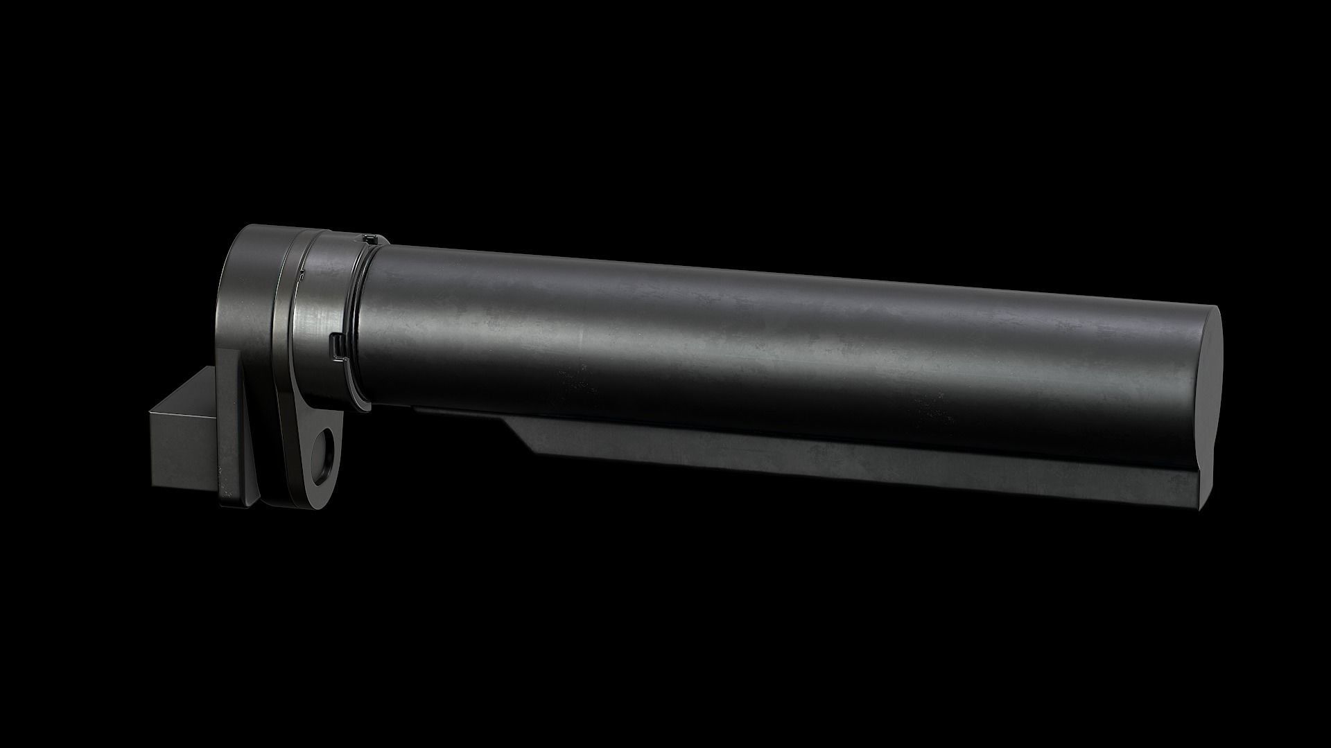 3D model AK - Stock - AR15 Adapter VR / AR / low-poly | CGTrader