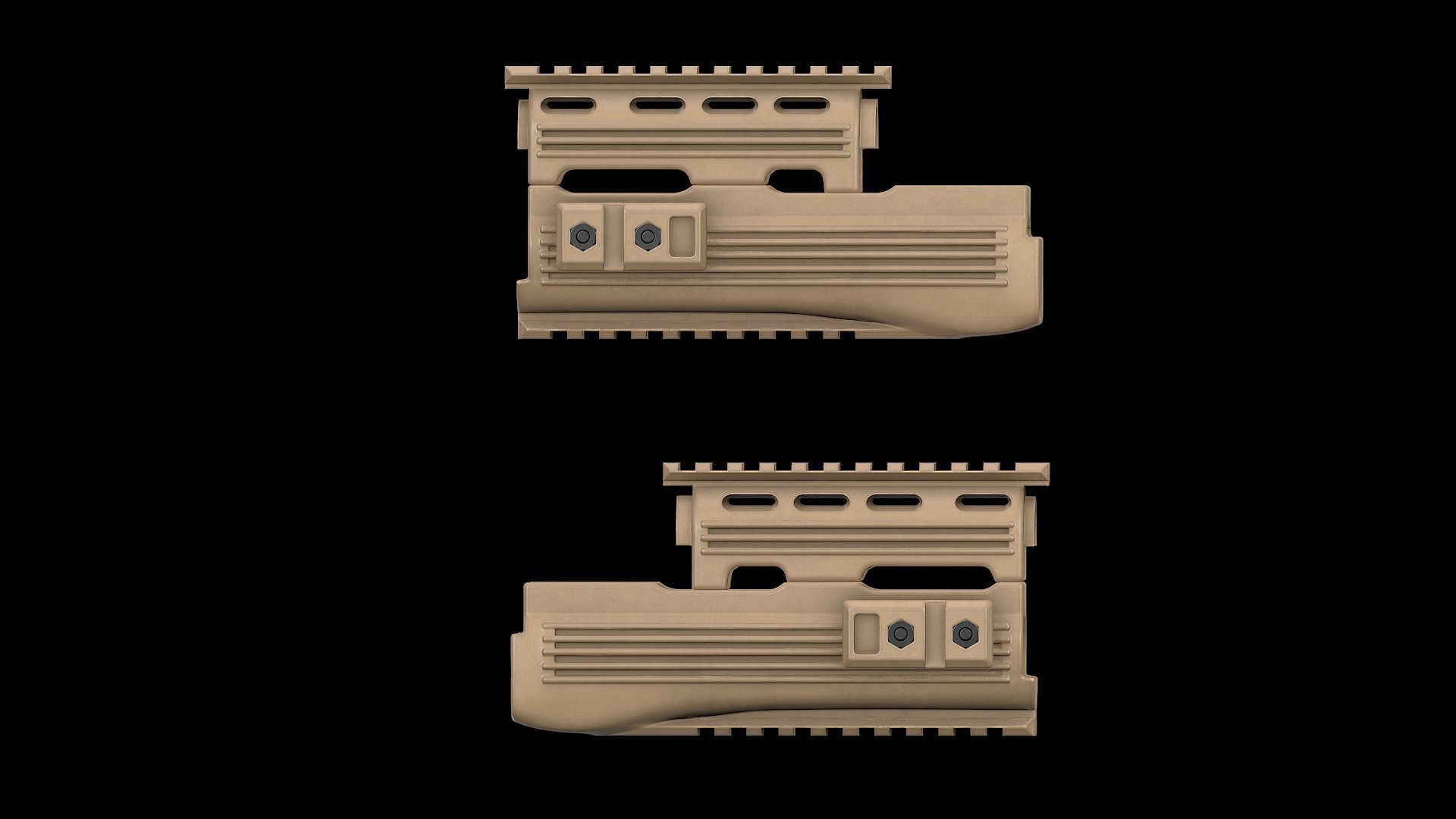 3D model AK - Handguard - Tactical Polymer VR / AR / low-poly | CGTrader