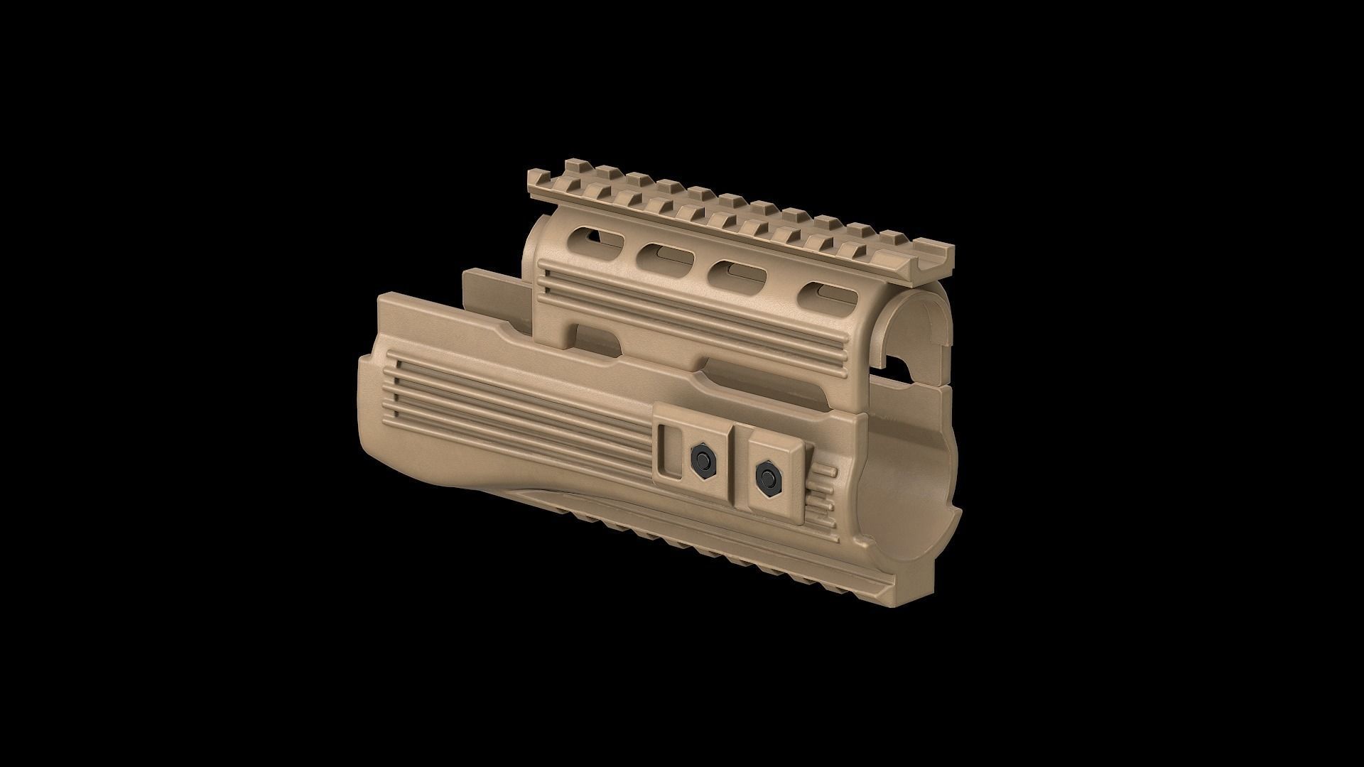 3D model AK - Handguard - Tactical Polymer VR / AR / low-poly | CGTrader