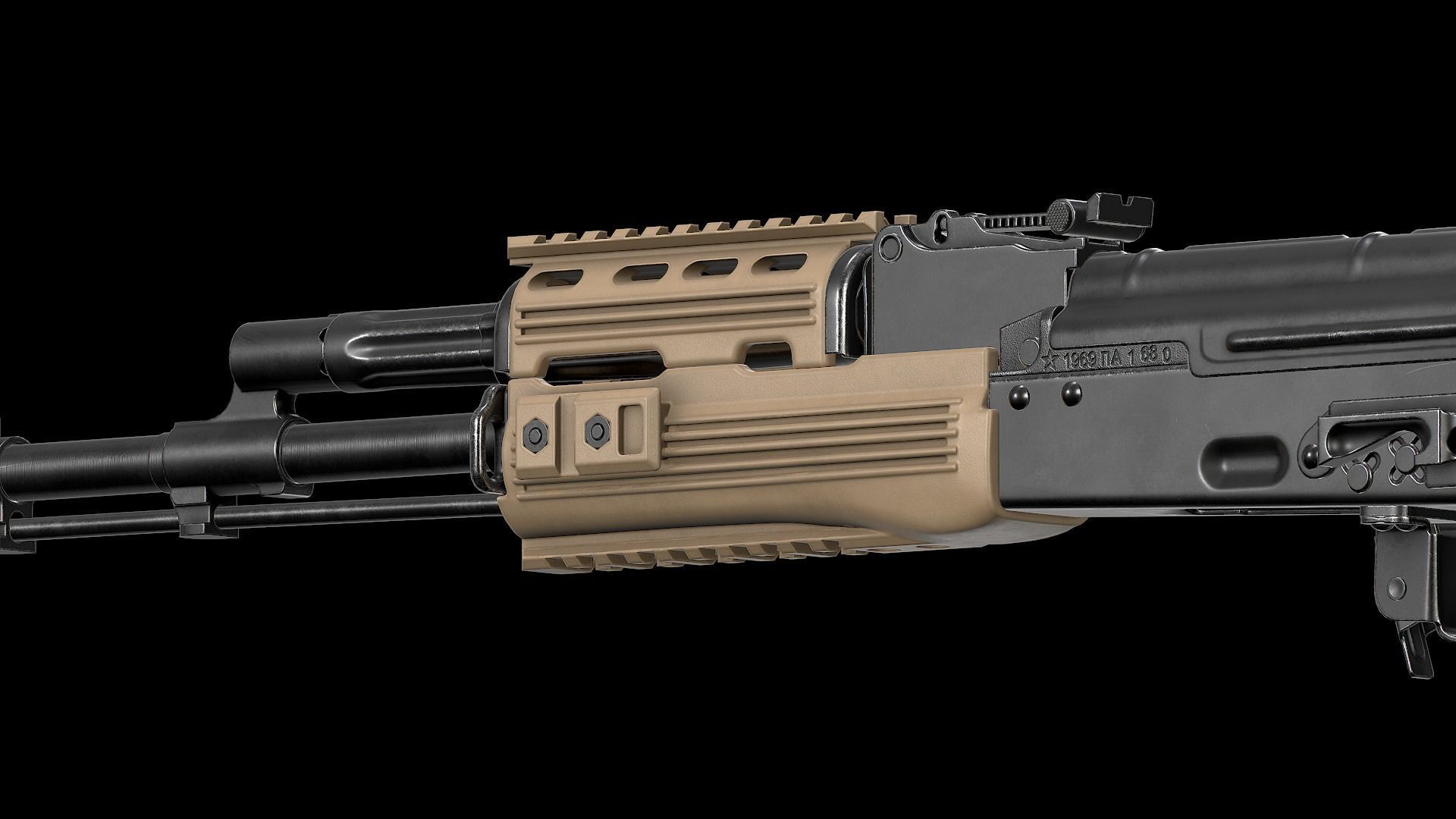 3D model AK - Handguard - Tactical Polymer VR / AR / low-poly | CGTrader