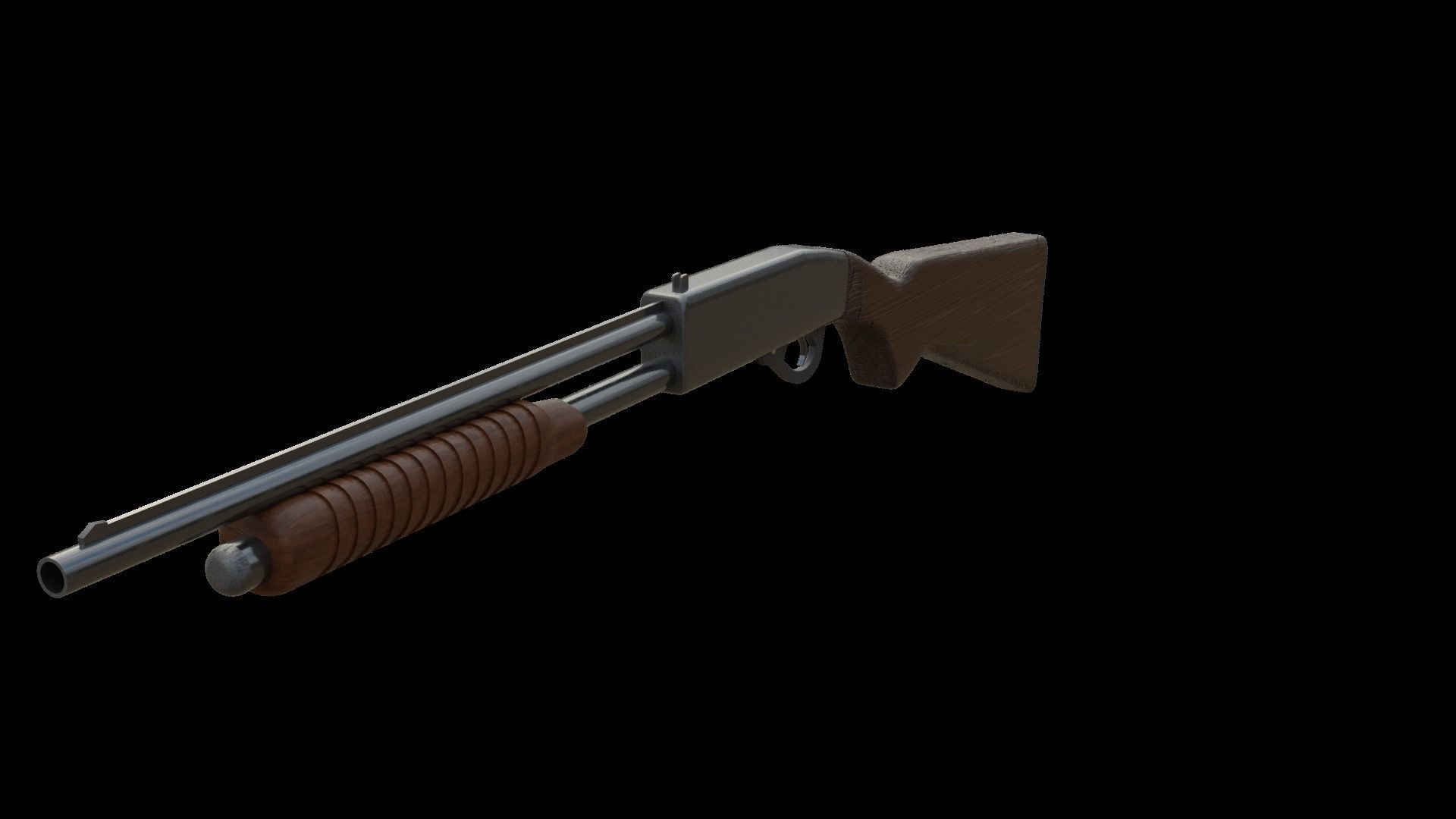 Shotgun free 3D model | CGTrader