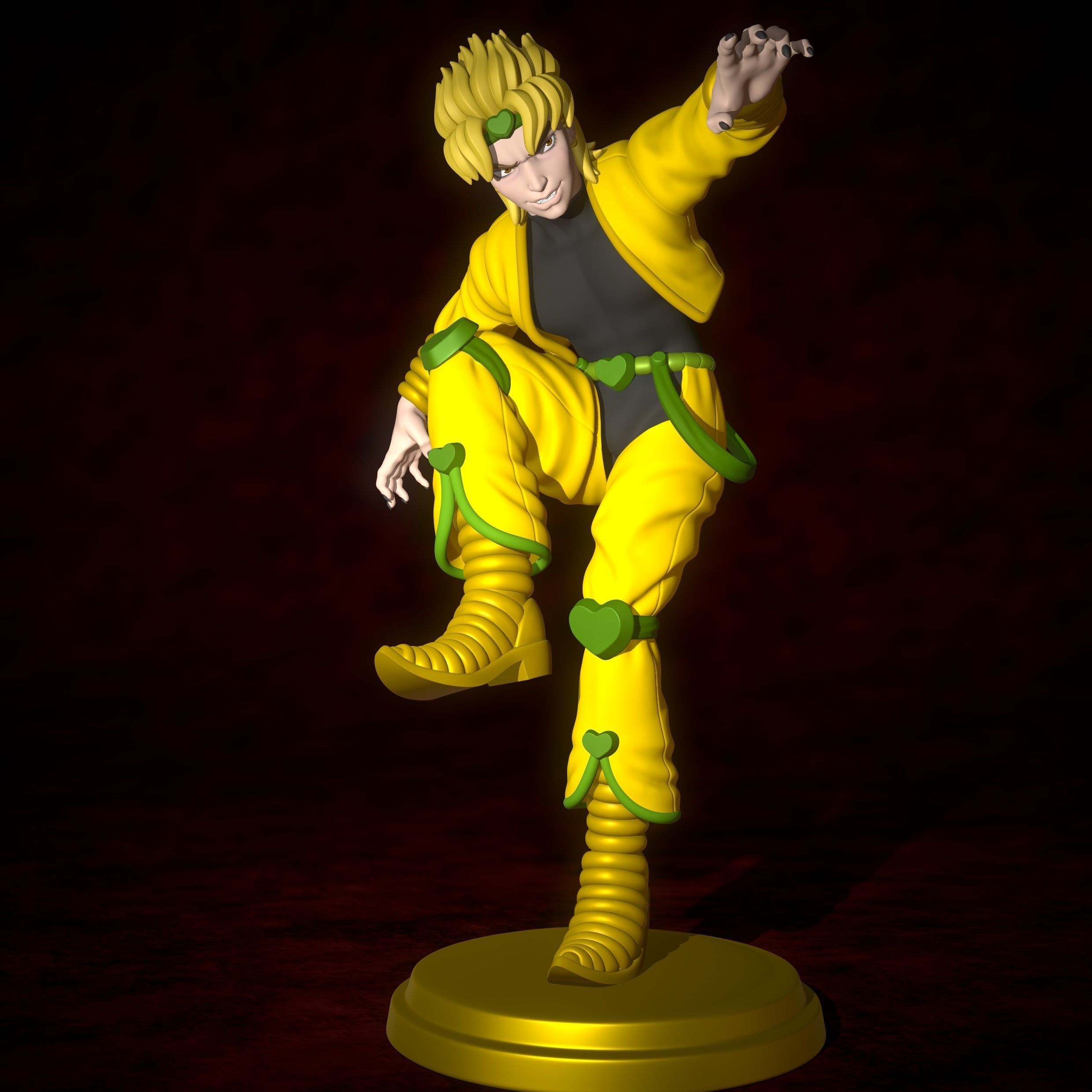 Dio Brando 3D model 3D printable | CGTrader
