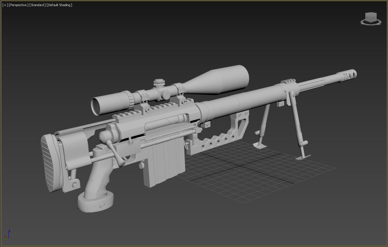 M200 Intervention Sniper Rifle 3D model | CGTrader