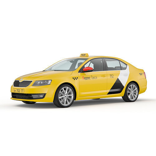 Taxi Car 3D model | CGTrader