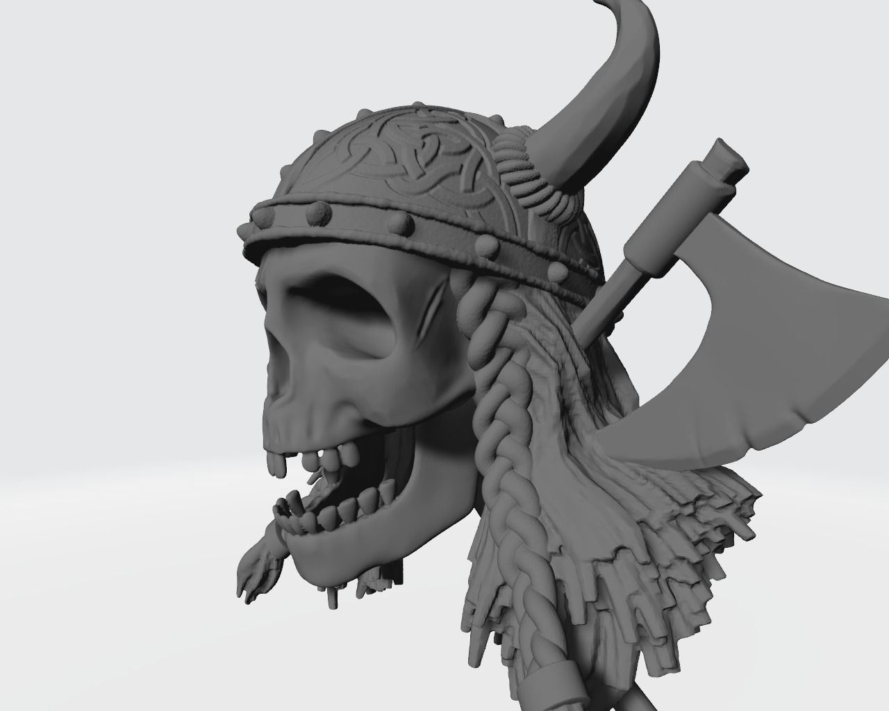 Viking skeleton 3D model 3D printable | CGTrader