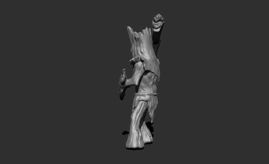 Wood Woad DnD miniature 3D model 3D printable | CGTrader