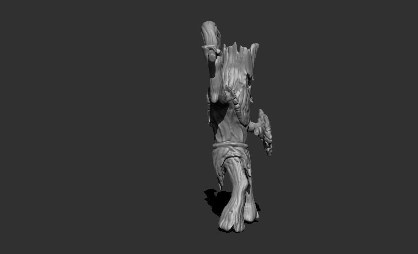 Wood Woad DnD miniature 3D model 3D printable | CGTrader