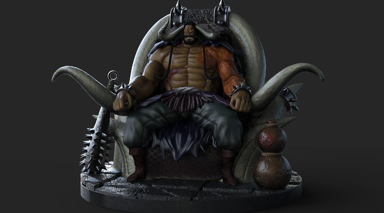 ONEPIECE KAIDO OF THE 100 BEASTS 3D model 3D printable | CGTrader