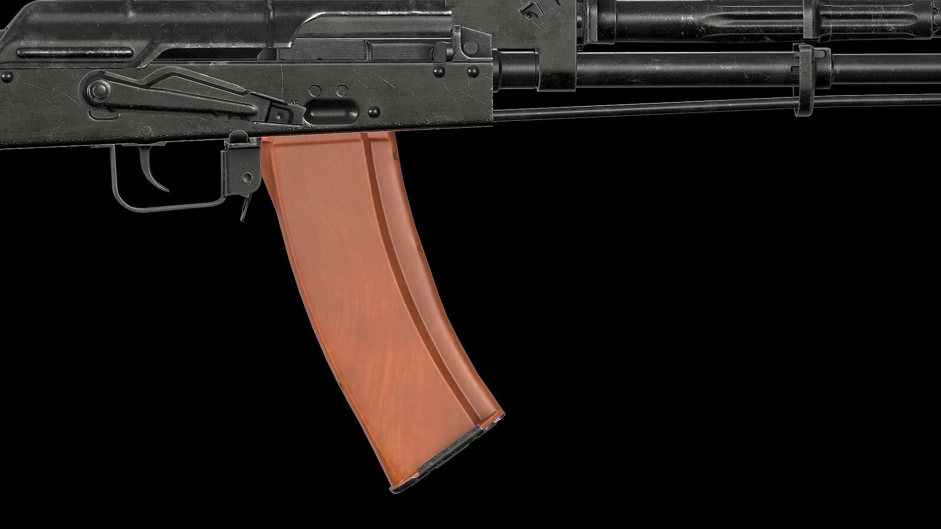 3D model AK - Magazine - AK74 Bakelite Std VR / AR / low-poly | CGTrader