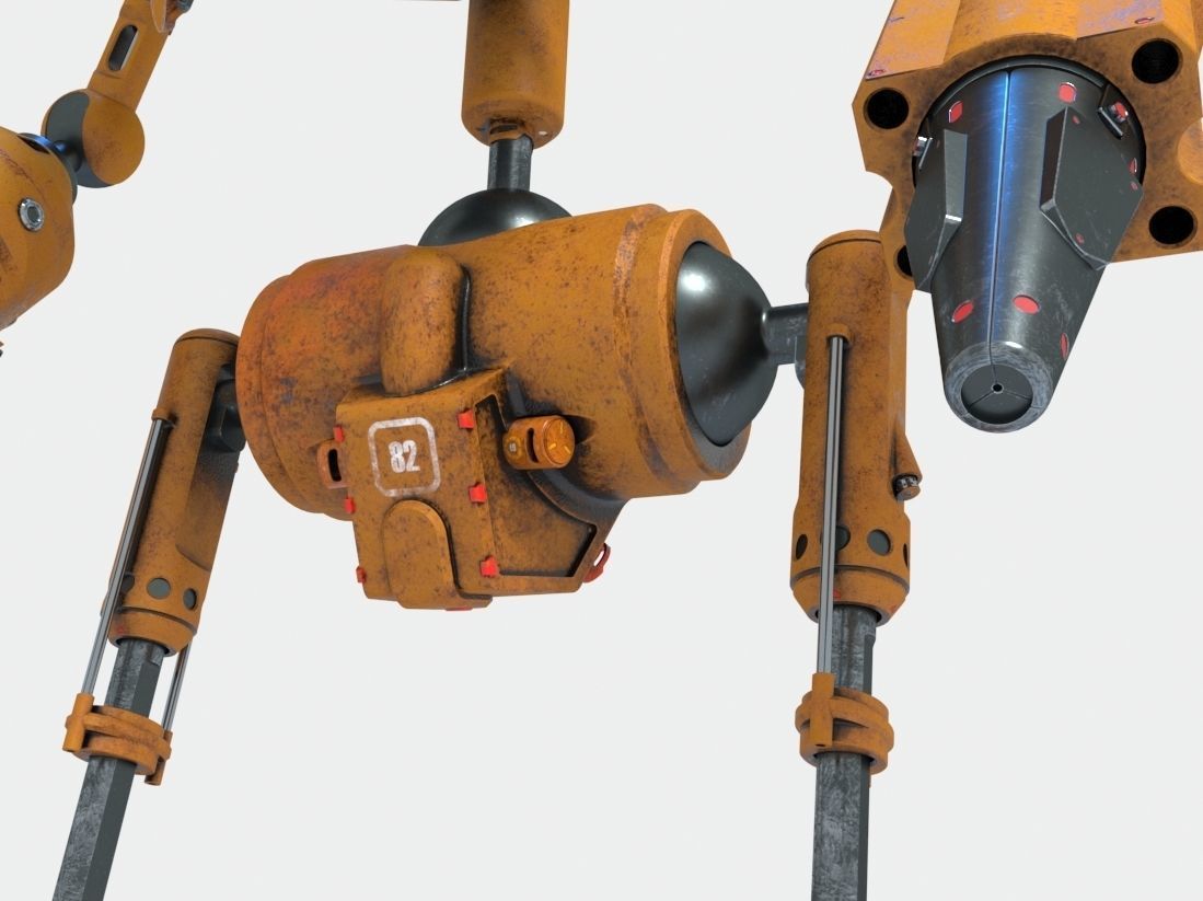clumsy robot explorer 3D model | CGTrader