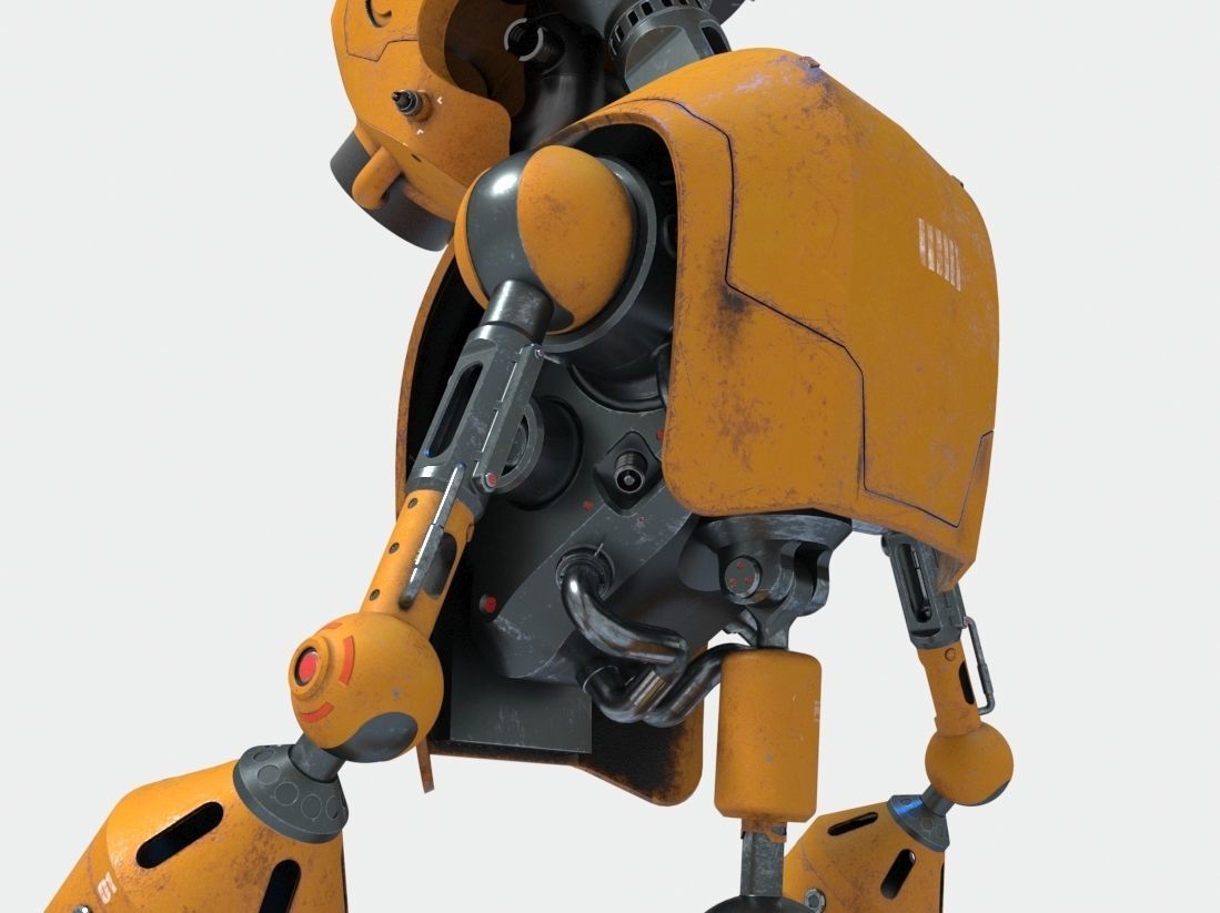 clumsy robot explorer 3D model | CGTrader