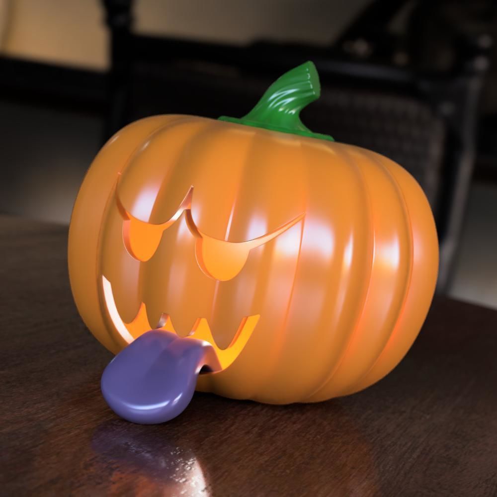 Boo and Bowser Pumpkins 3D model 3D printable | CGTrader