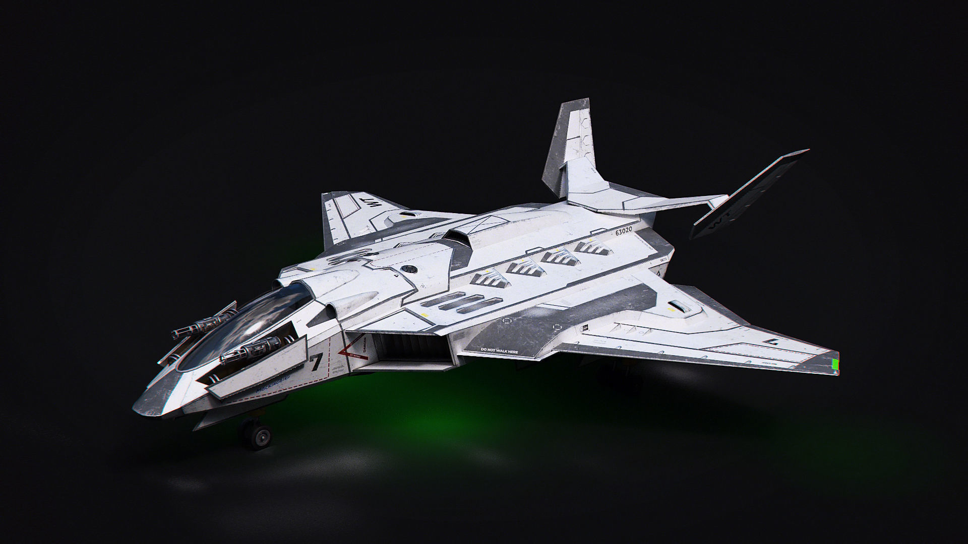 3D model Jet Fighter - Source Files Attached 8K Textures VR / AR / low ...