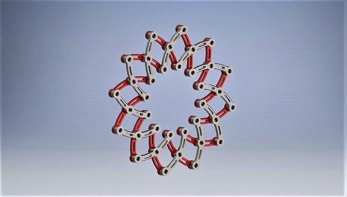 Circular linkage free 3D model 3D printable | CGTrader