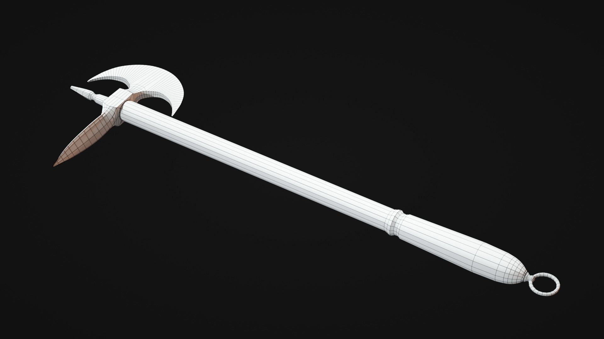 3D model Iron Battle Axe VR / AR / low-poly | CGTrader