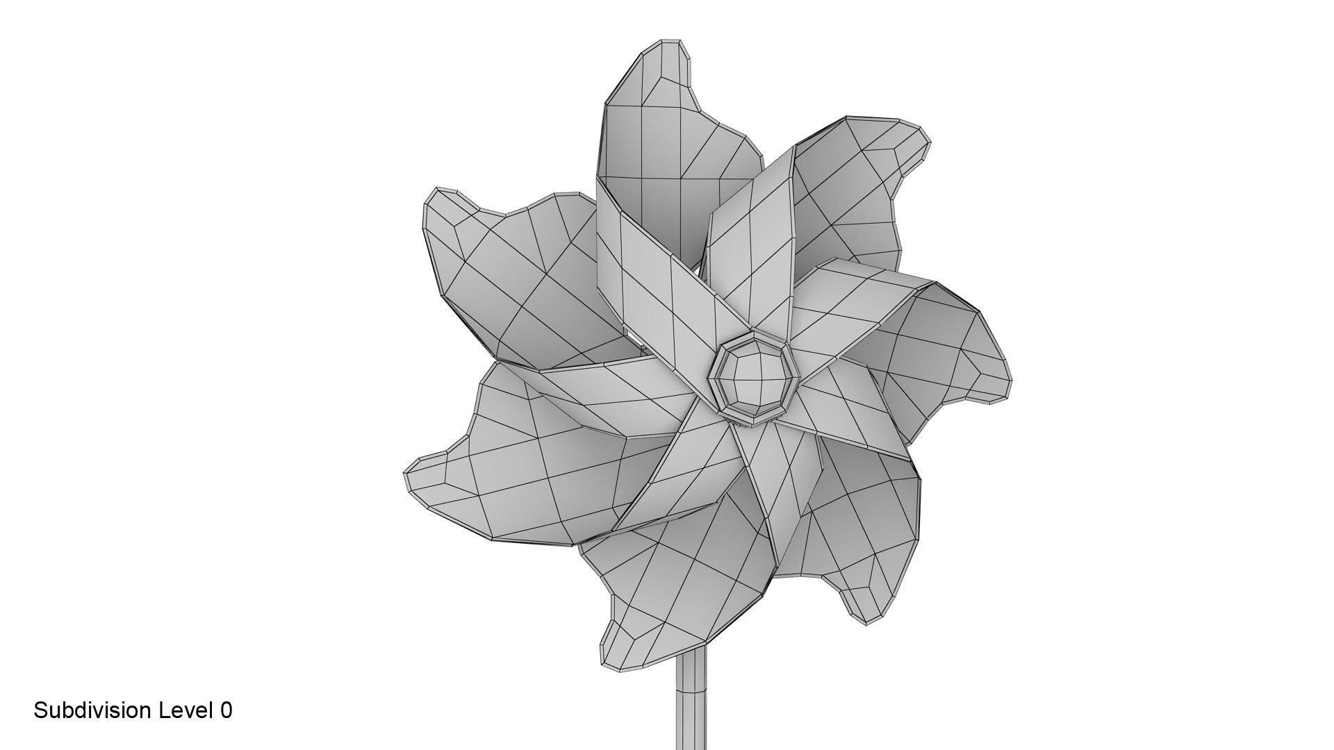 Pinwheel 3D model | CGTrader