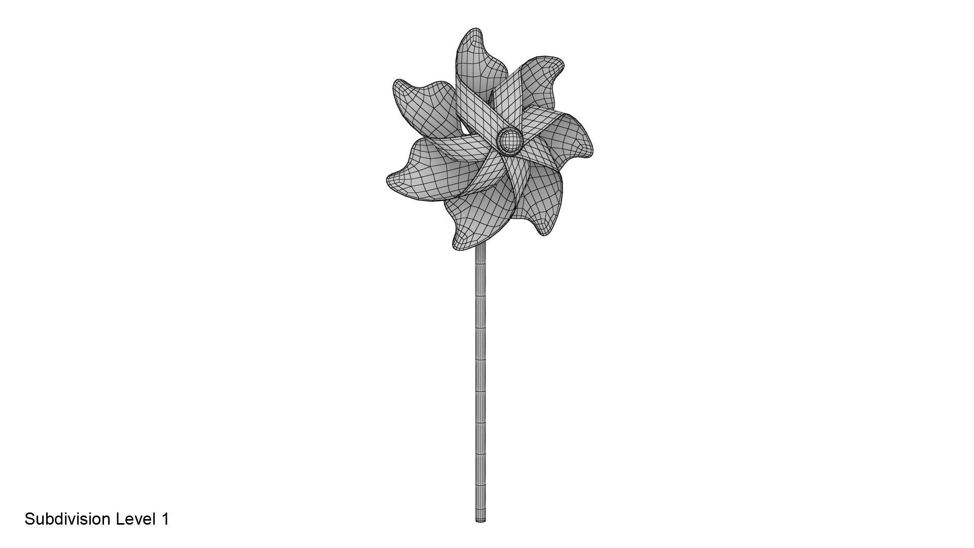 Pinwheel 3D model | CGTrader