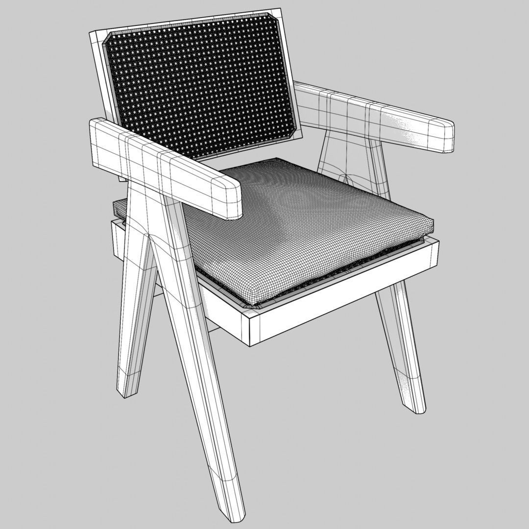 Capitol Complex Chair 3D model | CGTrader