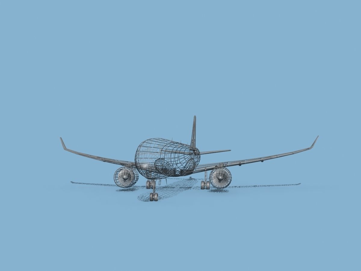 Bombardier CS300 3D model rigged | CGTrader