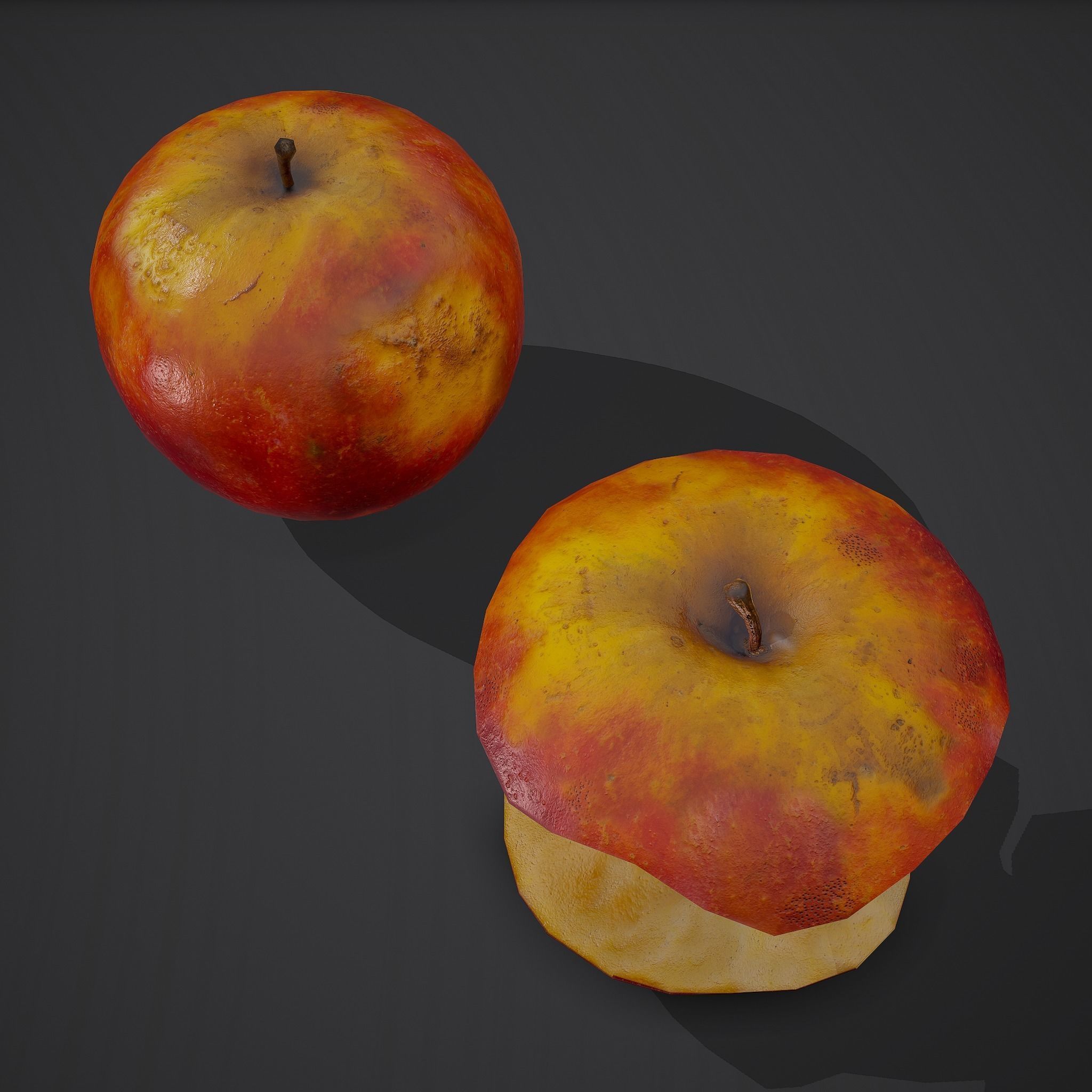 Apple and Apple Core 3D Model Collection | CGTrader