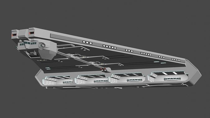 Quasar Fire Cruiser Carrier - Star Wars 3D model | CGTrader
