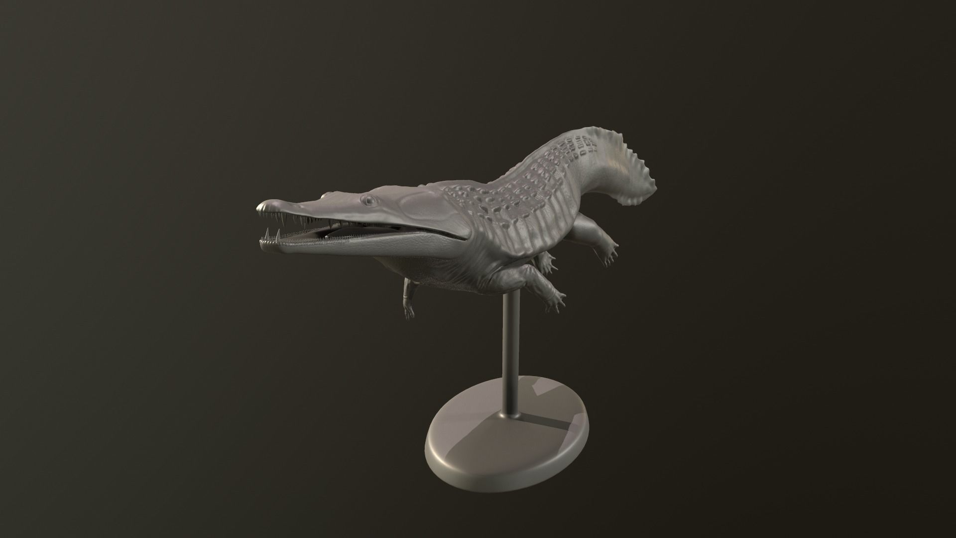 Trematosaurus 3D model 3D printable | CGTrader