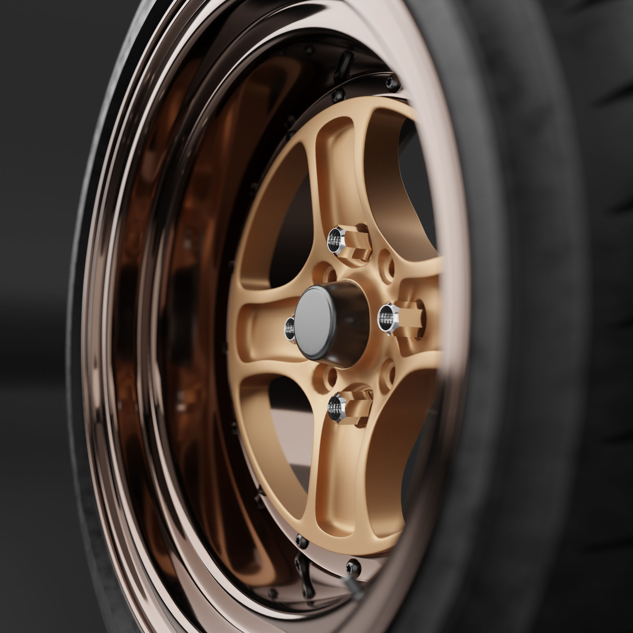 WORK Equip 40 Wheel 3D model | CGTrader