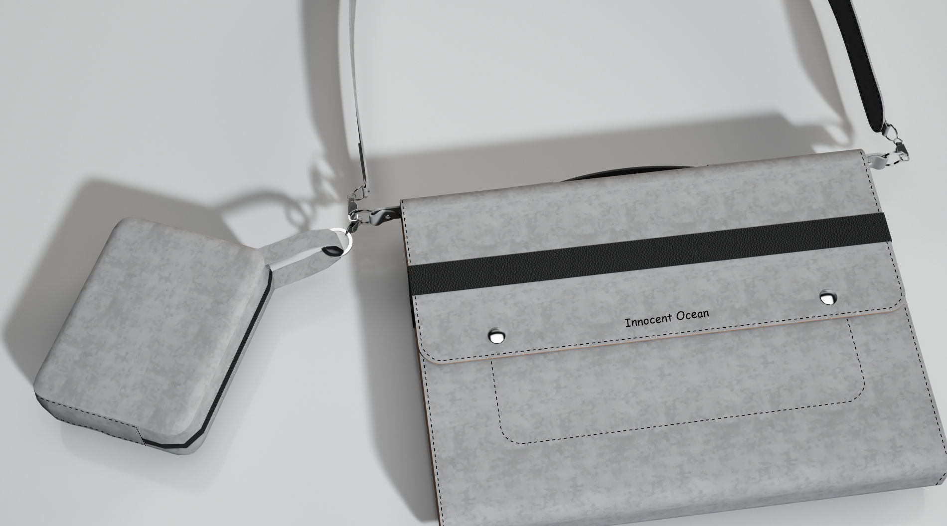 Laptop case design 3D model | CGTrader