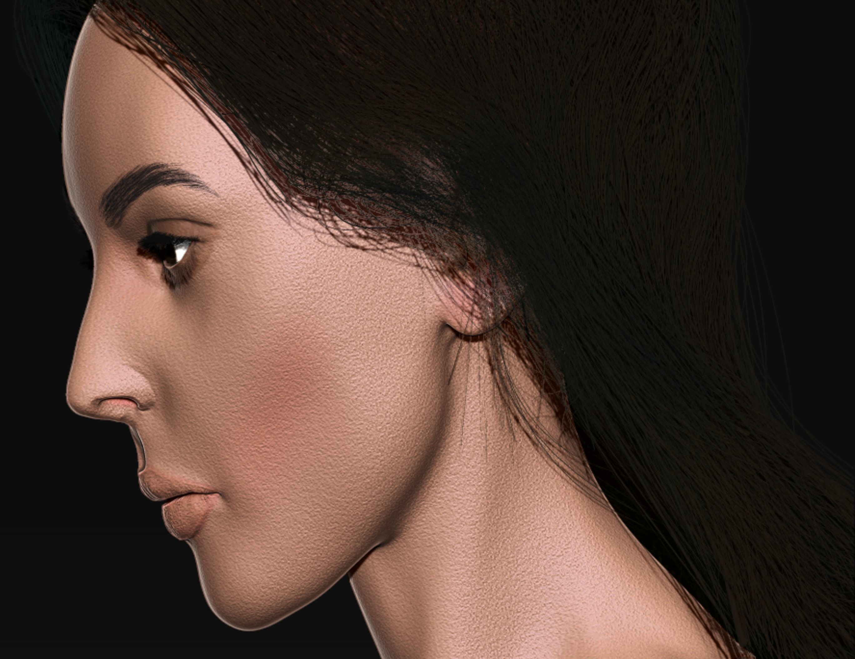 3D model Monica Bellucci VR / AR / low-poly | CGTrader