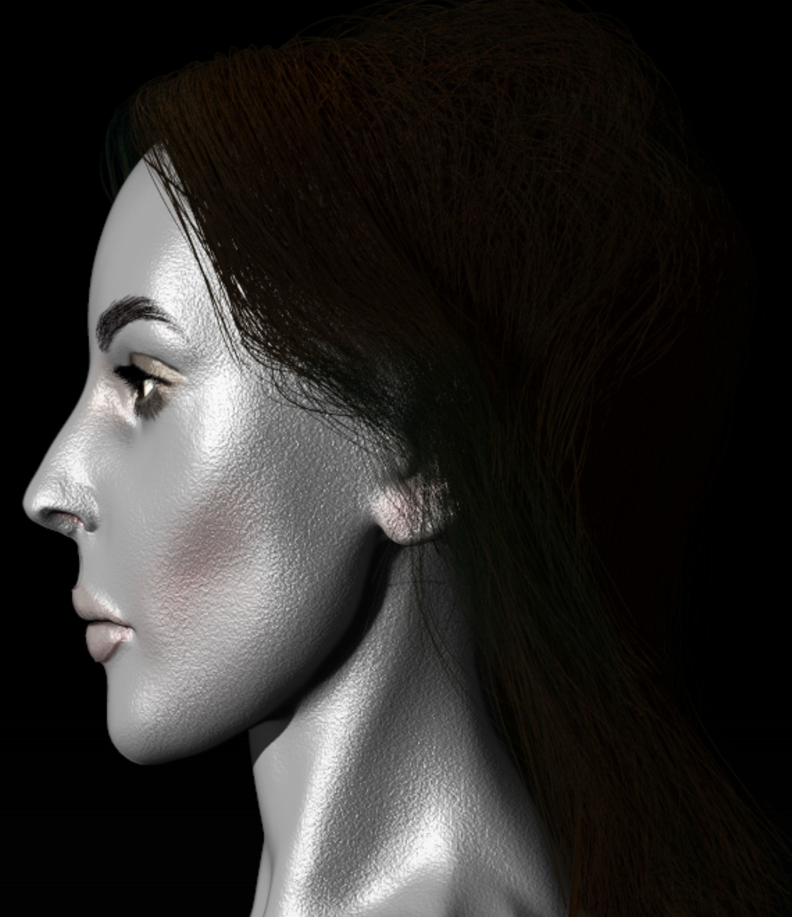 3D model Monica Bellucci VR / AR / low-poly | CGTrader