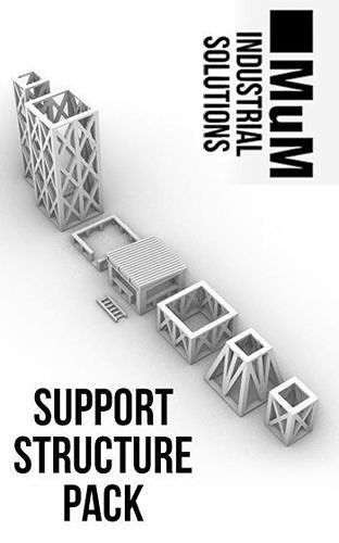Support Structure Pack 3D model 3D printable | CGTrader