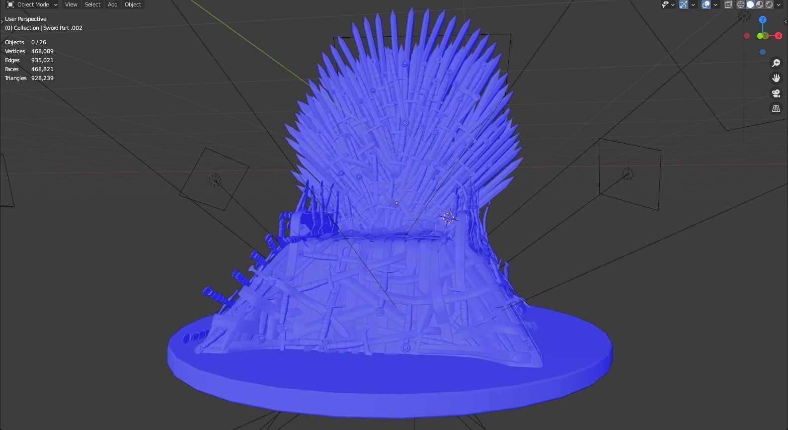 Iron Throne 3D model | CGTrader