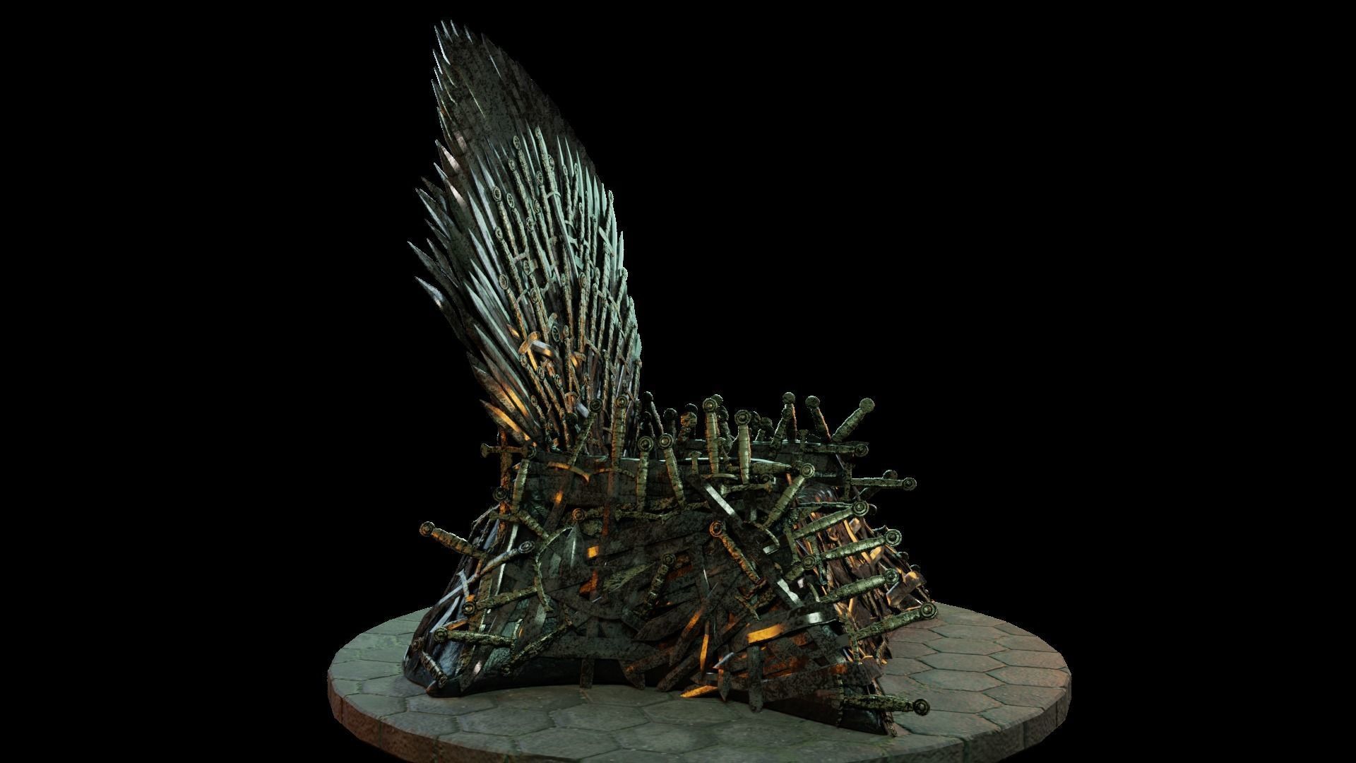 Iron Throne 3D model | CGTrader