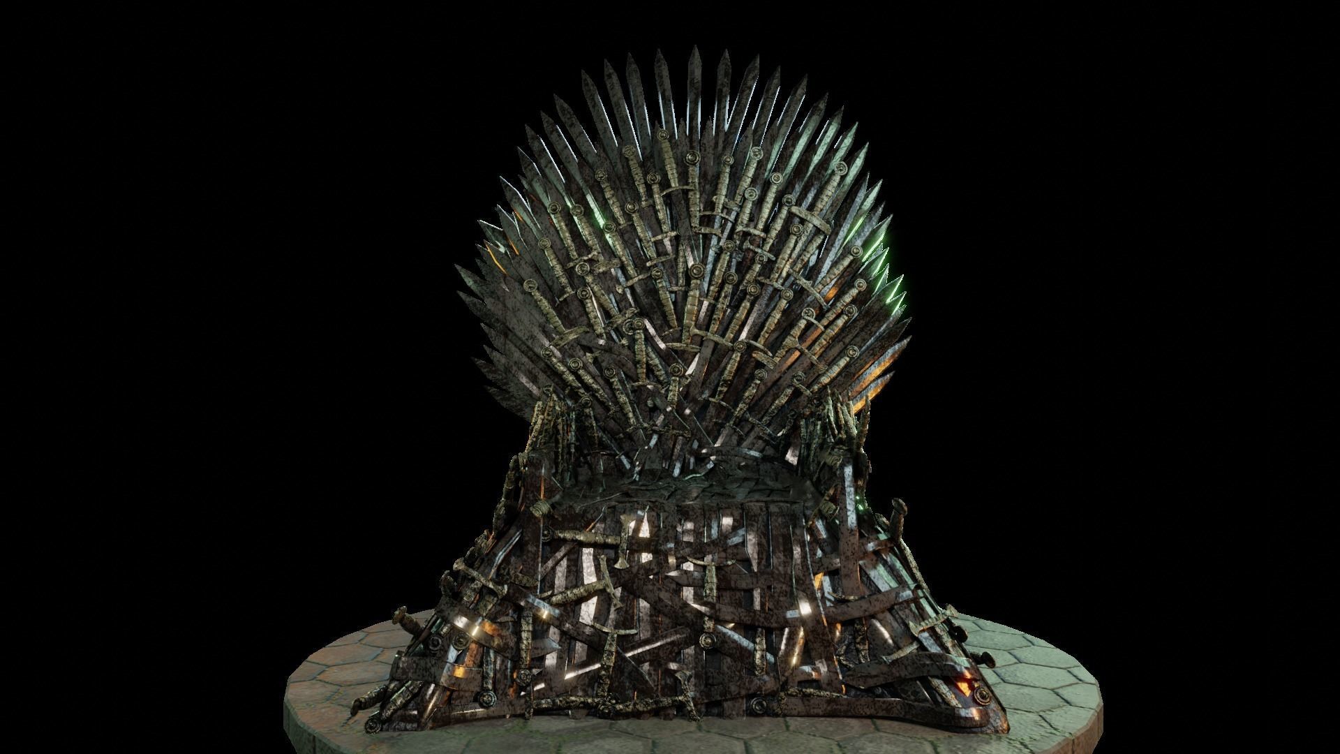 Iron Throne 3D model | CGTrader