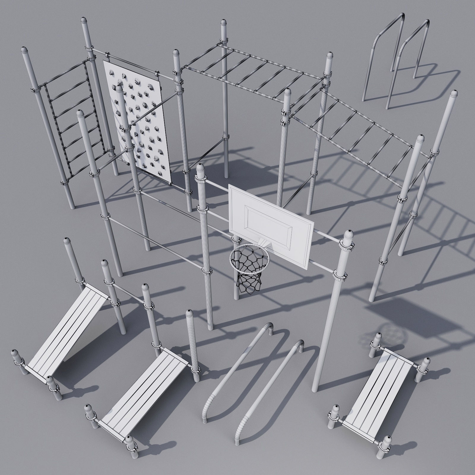 Workout 3D model | CGTrader