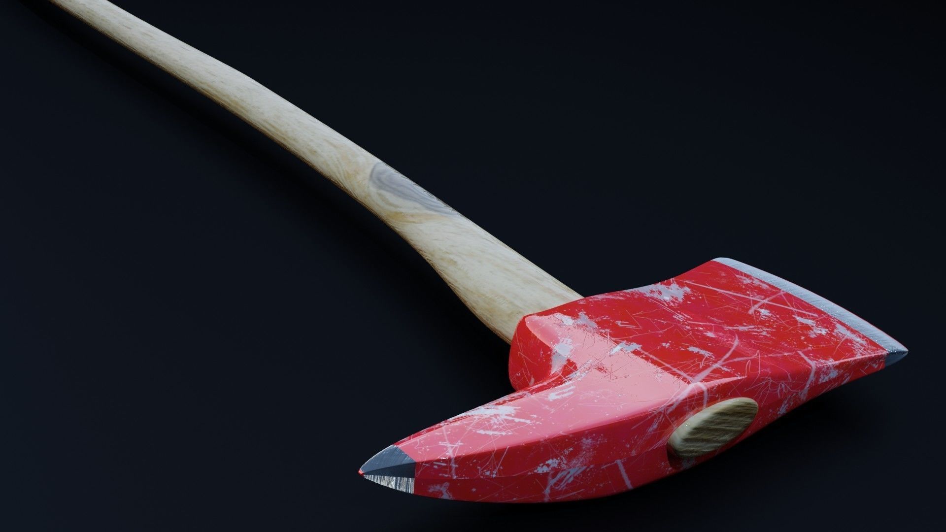 3D model realistic fire ax VR / AR / low-poly | CGTrader
