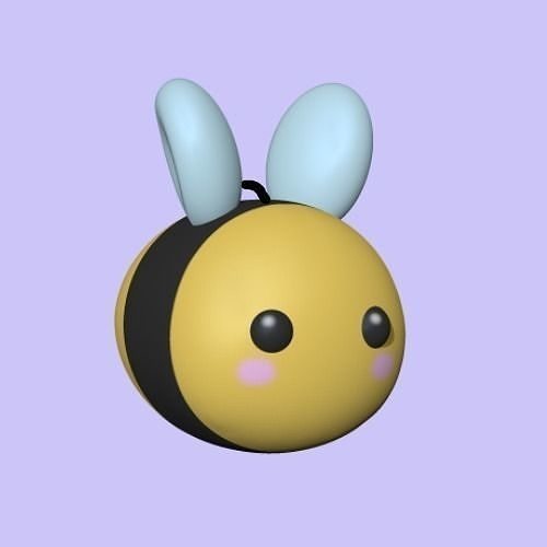 A Cute Bee to decorate and play 3D model 3D printable | CGTrader