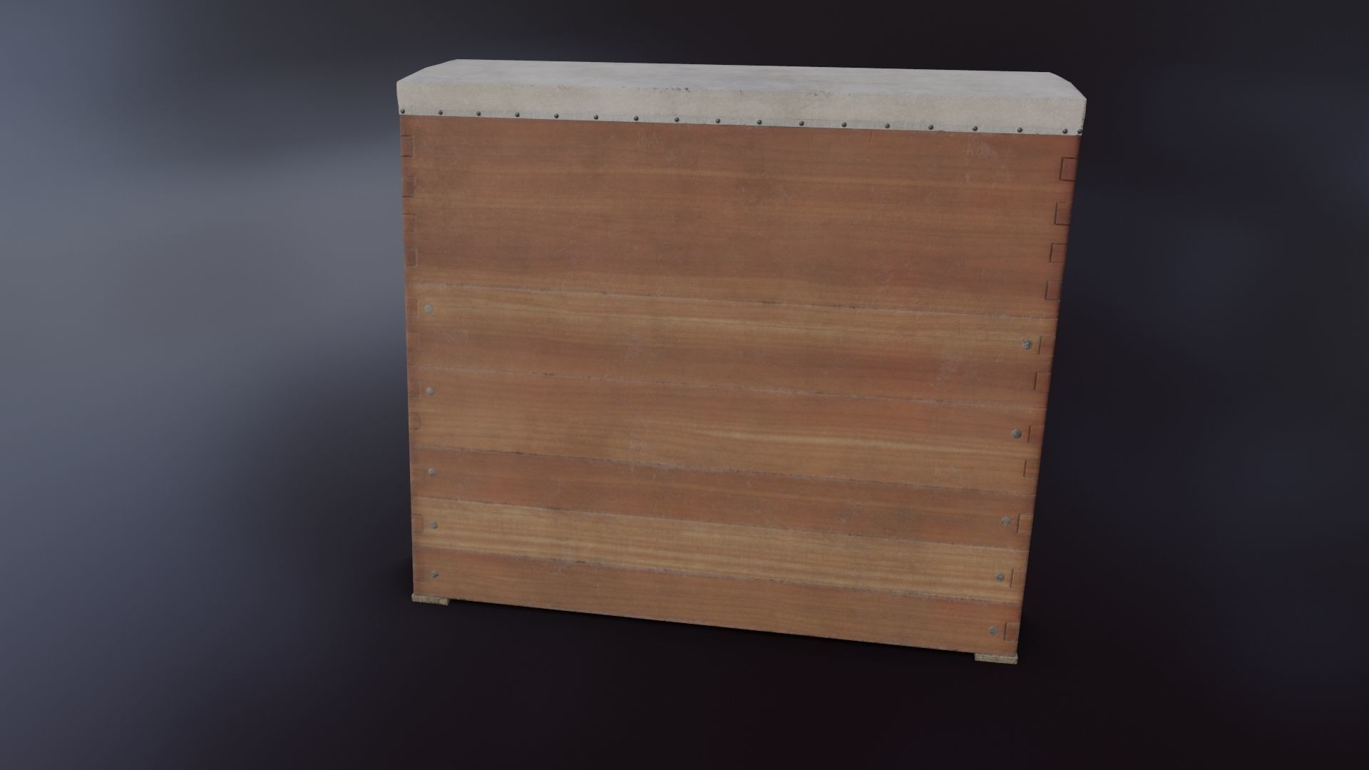 3D model Old Dirty Japanese Vaulting Box VR / AR / low-poly | CGTrader