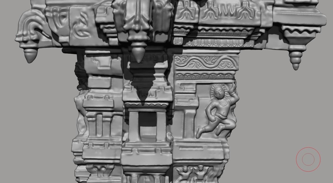Musical Pillar Hampi replica 3D model 3D printable | CGTrader