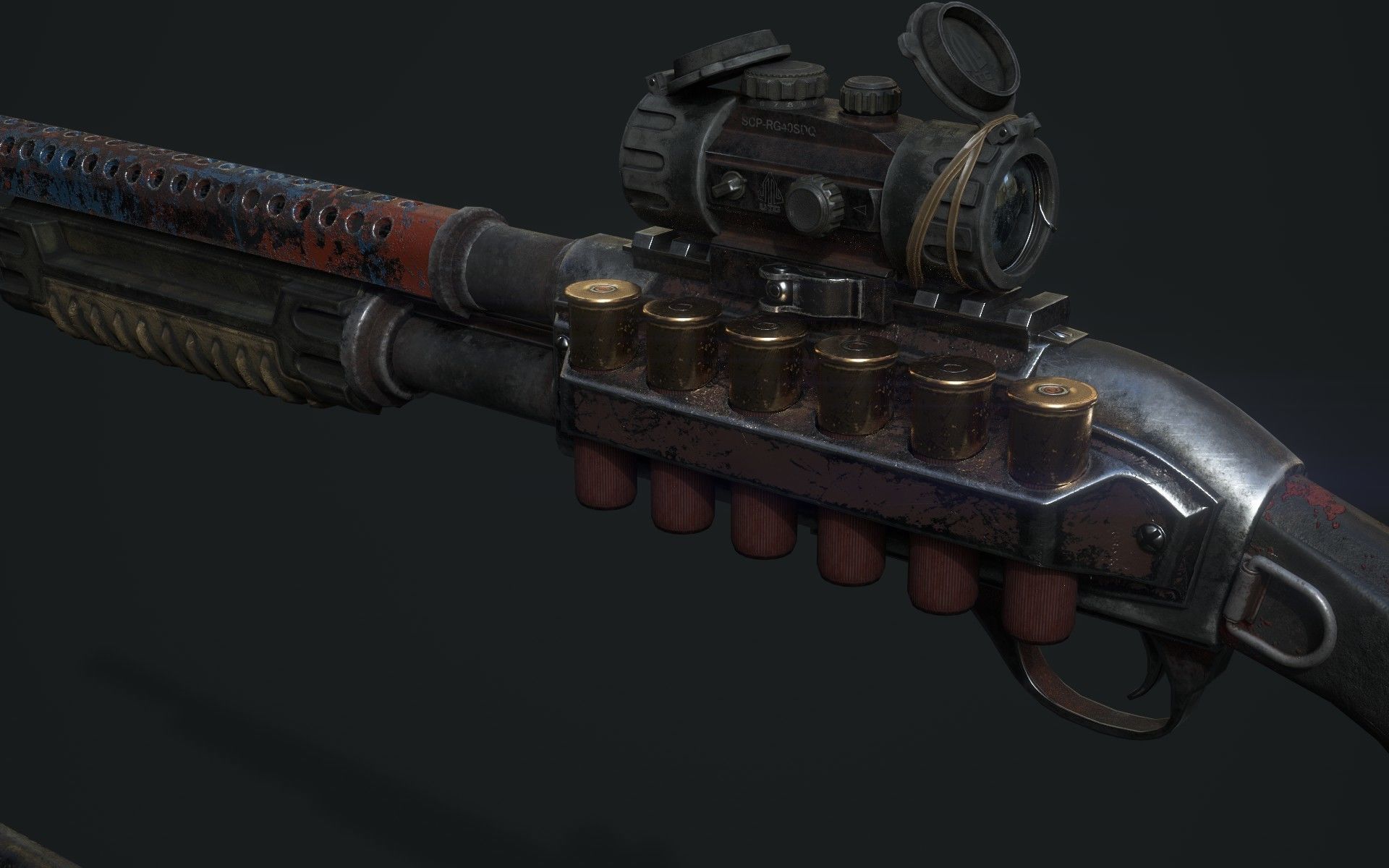 3D model Shotgun Remi VR / AR / low-poly | CGTrader