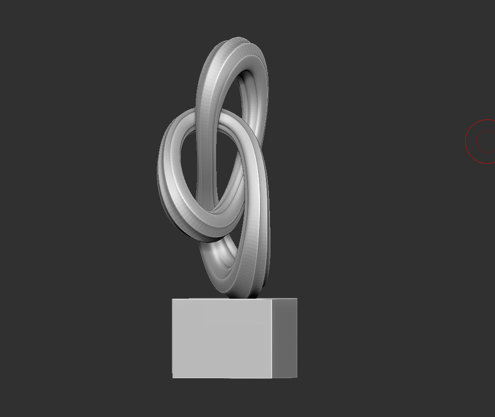 Infinity - Abstract Art Sculpture 3D model 3D printable | CGTrader